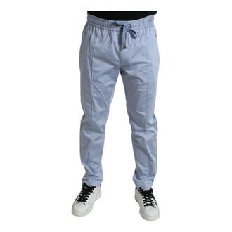 Dolce & Gabbana Homme, Pantalons, Bleu, Taille: XL Pantalons de surv&ecirc;tement