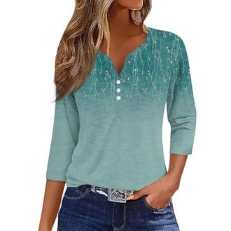 Generic T-shirts pour femme pour le quotidien col en V design graphique &eacute;l&eacute;gant parfait avec un jean et un pantalon d&eacute;contract&eacute; pour l&eacute;t&eacute; Facile dentretien, b