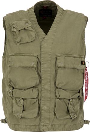 Alpha Industries Alpha Industries Military Vest Milit&auml;rweste f&uuml;r Herren Olive