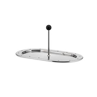 Alessi MG34 - Plateau - Plateau en Acier Inoxydable 18/10 Brillant et PA