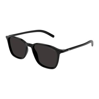 Montblanc Schwarz Graue Sonnenbrille Mb0325S 001 - - Accessories - Herren - Schwarzk - 53 MM