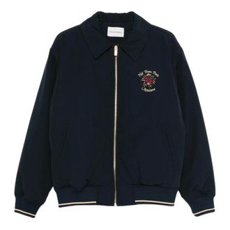 Dr&ocirc;le de Monsieur Homme, Sweatshirts et sweats &agrave; capuche, Bleu, Taille: M Bomber Slogan