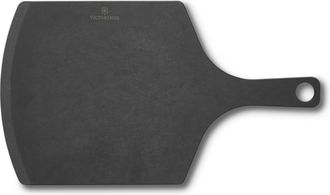 Victorinox by Swiss Army Pizzaschieber, Schneidebrett, Pizzaschaufel mit Griff, Klein (43.2 x 25.4 x 0.5), Klingenschonend, Spülmaschinengeeignet, Schwarz