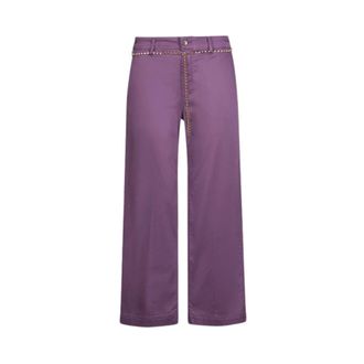 Liu Jo Damen, Hosen, Lila, W24Gr&ouml;&szlig;e