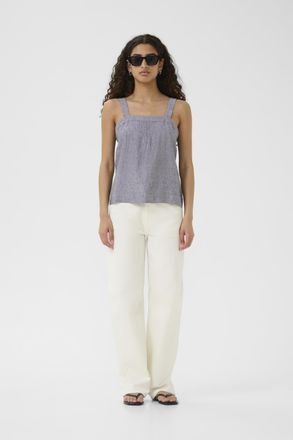 Inwear Kurzarm-Bluse DallyIW Gerade Passform blue