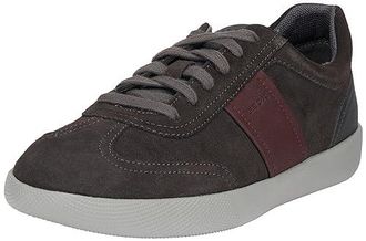 Geox Homme U Rieti A Basket, Graphite Wine, 43 EU