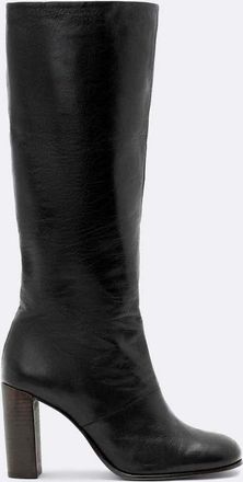 AllSaints Marisa hoher Stiefel in Schwarz