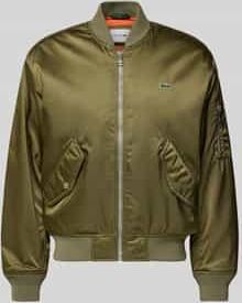 Lacoste Regular Fit Bomberjacke aus Satin