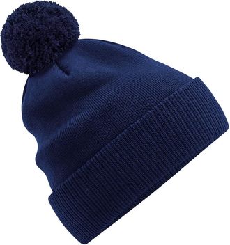 Beechfield B450N Organic Cotton Snowstar Beanie - Oxford Navy