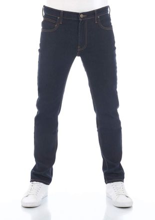 Lee Jeans Herren Stretch Regular Fit Daren Zip Fly Straight Fit Jeanshose Hose Denim, Farbe: Rinse Blue, Größe: 42W / 34L