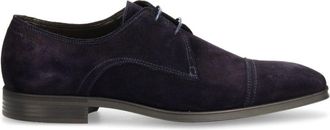 BOSS Derby-Schuhe aus Wildleder - Blau