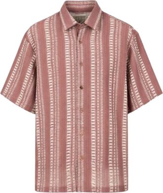 Costumein Homme, Chemises, Brun, Taille: M Chemise &agrave; manches courtes coupe ample