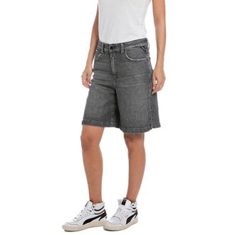 Replay Damen Wa496b Jeans-Shorts, 096 Medium Grey, 33W