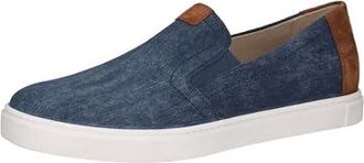 Caprice Pantoufles pour Homme 9-14800-42 G, Bleu à Rayures, 42 EU