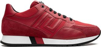 Versace Greek Key Contrast Red Sneakers - Rot