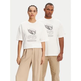 Puma T-Shirt Unisex Harry Potter 630092 Weiß Oversize