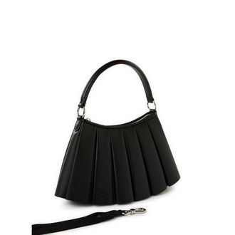 Lacoste Petit sac Lenglen pliss&eacute; en cuir