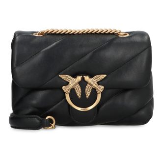 Pinko Pinko, Femme, Sacs, Noir, Taille: ONE Size Mini Love Bag Puff Maxi Quilt