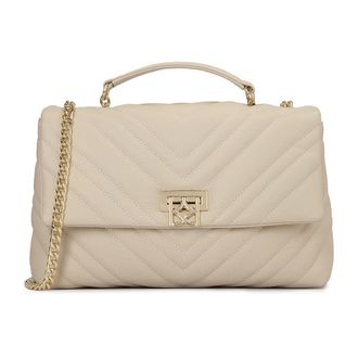 Kazar Gepolsterte Tasche mit Klappe - - Bags - Damen - Beige - ONE SIZE