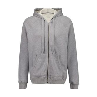 Majestic Filatures Weiche Baumwolle Grauer Kapuzenpullover - - Sweatshirts & Hoodies - Herren - Grau - S