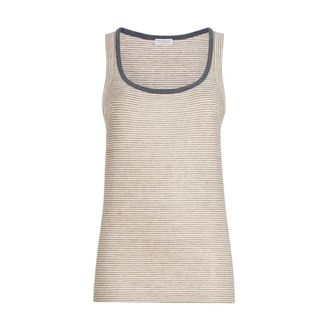 Brunello Cucinelli Damen, Oberteile, Braun, LGr&ouml;&szlig;e