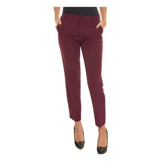 Liu Jo Chino mit Knopfverschluss- Seitentaschen - - Trousers - Damen - Rot - S