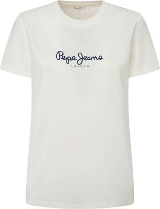 Pepe Jeans London Damen Fiore T-Shirt, Weiß (Weiß), X-Small