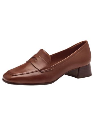 Tamaris Damen Klassische Ballerinas, Frauen Flats,TOUCHit-Fußbett,Slip-ons,klassisch elegant,Ballerinen,Pumps,Halbschuhe,Slipper,Muscat,38 EU
