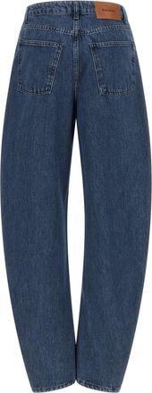 Rotate Barrel Leg Jeans - Blue