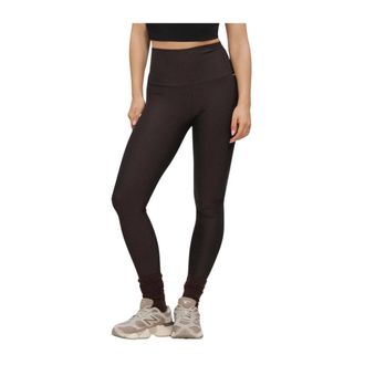 Deblon Sports Klassische Leggings mit hohem Bund - - Sport - Damen - Braun - M