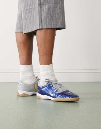 Nike T90 - Baskets - Bleu marine et gris