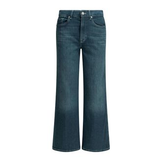 7 For All Mankind High-Waisted Wide-Leg Denim Jeans - - Jeans - Damen - Blau - W26