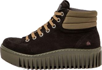 Art Art 1532 Brighton Damenstiefel, Black-Kaki, Gr&ouml;&szlig;e 39, Schwarz/Khaki, 39 EU