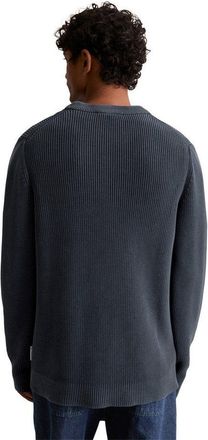 Marc O'Polo Denim Rundhalspullover loose fit mit speziellem Farbeffekt