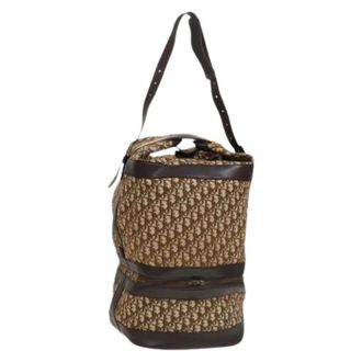 Dior Pre-owned Trotter Canvas Weekend Schultertasche - - Pre-owned - Damen - Braun - ONE SIZE