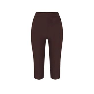 Elisabetta Franchi Damen, Hosen, Braun, XSGr&ouml;&szlig;e