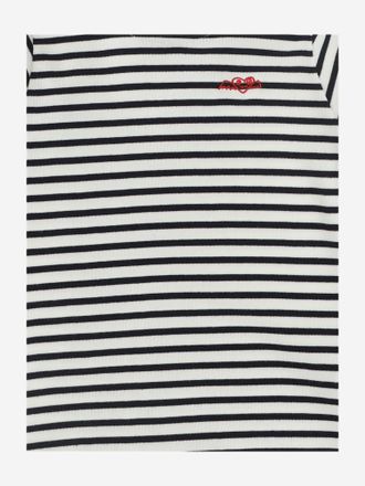 BONPOINT Girls Jersey T-Shirt Navy Cotton T-Shirts And Polos