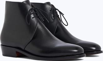 Fursac Bottines &agrave; lacets en cuir - Taille 41 - Homme