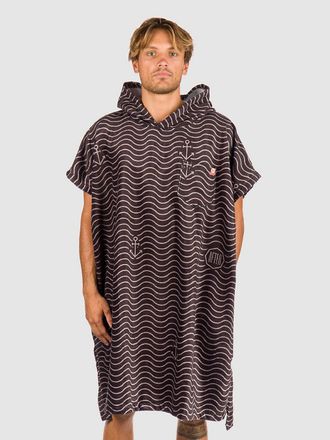 After Waves Surf Poncho black