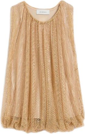 Max Mara Femme, Blouses et Chemises, Brun, Taille: 36 FR Spxnodo Mesh Top