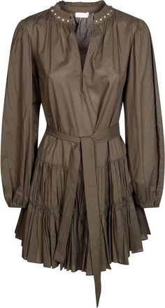 Liu Jo Femme, Robes, Vert, Taille: 34 FR Abito TS