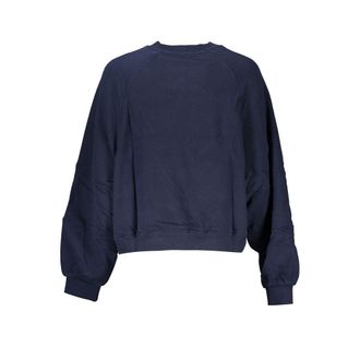 Tommy Hilfiger Logo-Print Cotton Sweatshirt - Blue