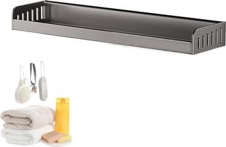 Generico Gewürzregal zur Wandmontage, Wandhalterung für Gewürzregal, Organizer für Küchenregal ohne Bohren, Küchenregal