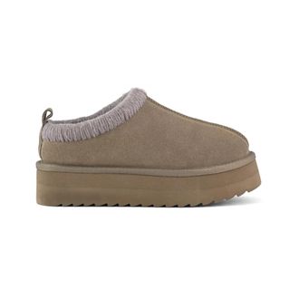 Colors Of California Eggy Platform Stiefel mit N&auml;hten Damen - - Shoes - Damen - Braun - 41 EU