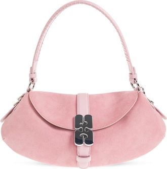 Ganni Femme, Sacs, Rose, Taille: ONE Size Sac en cuir &eacute;cologique