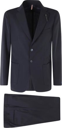 Santaniello Homme, Costumes, Bleu, Taille: S Abito Tela Natural Stretch Pant 1 Pinces