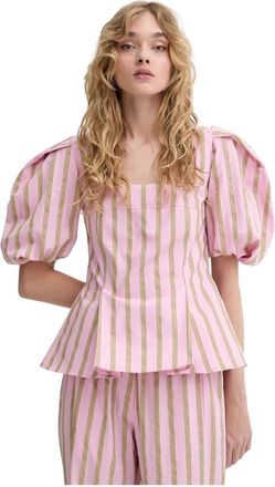 Stine Goya Femme, Blouses et Chemises, Rose, Taille: 42 FR Blouson doux 2344 en jacquard