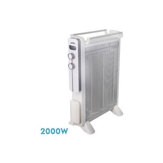 Fabrilamp Fabrilamp - Heizk&ouml;rper mica caicos 2000w 4 elem wei&szlig;/grau 3Leistungen Anti-Kipp, &Uuml;berhitzungsschutz. 63,5x53x21 cm