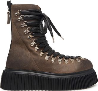 AGL Schn&uuml;rschuhe AGL Dromo D751501PGK Braun
