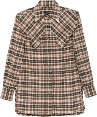 Seafarer Check-pattern Western Shirt